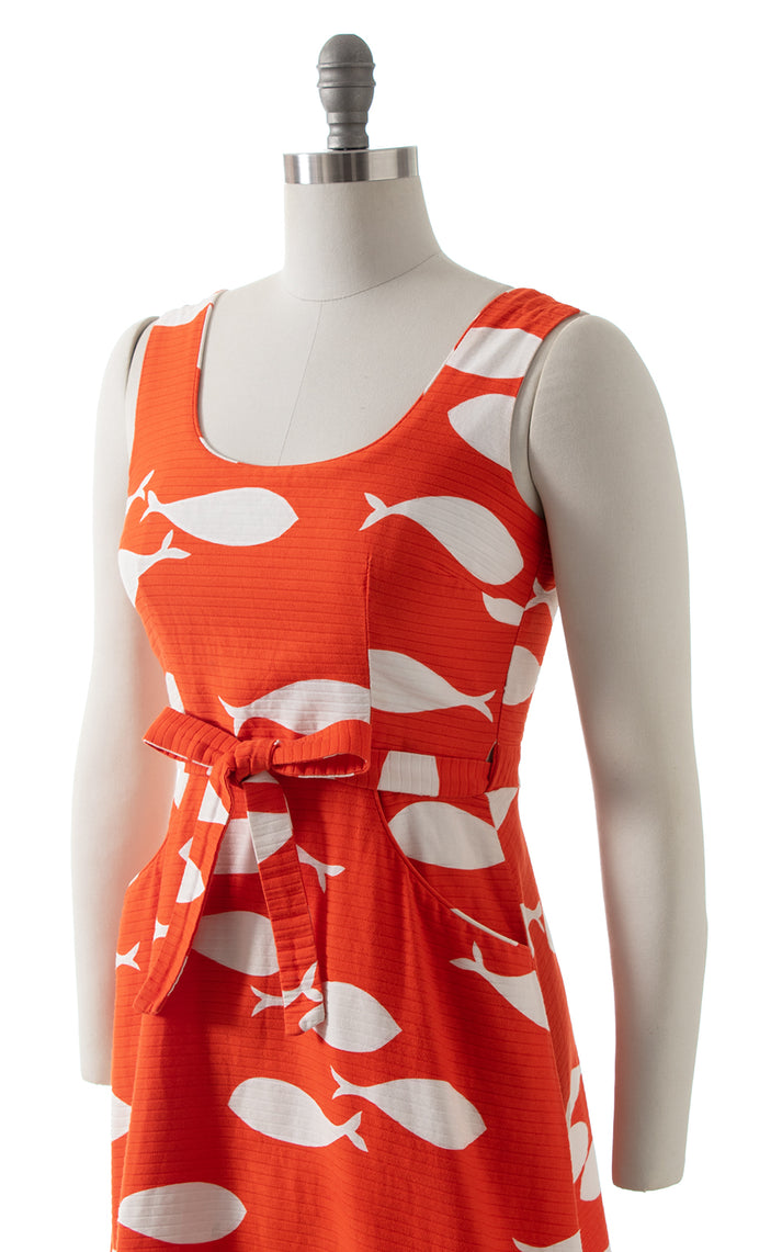 1970s Fish Novelty Print Cotton Sundress | x-small/small – Birthday ...