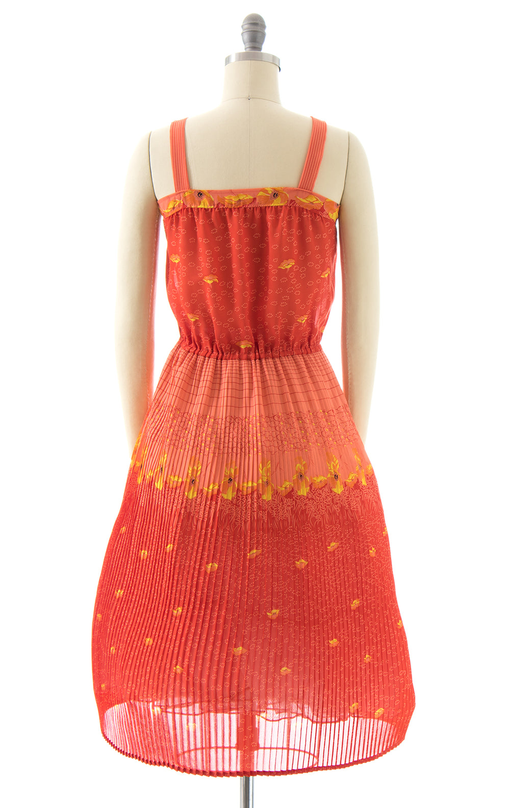 $65 DRESS SALE /// 1980s Floral Pleated Sundress | x-small/small ...