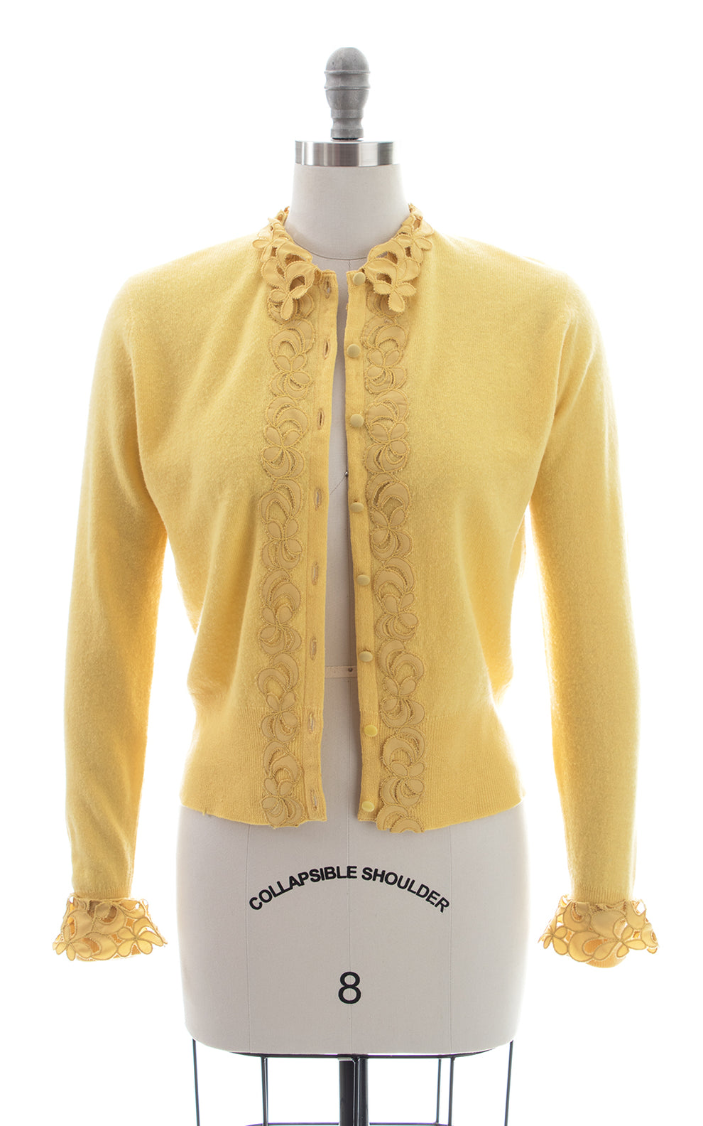 1950s Marigold Cashmere & Lace Cardigan | medium/large – Birthday Life ...