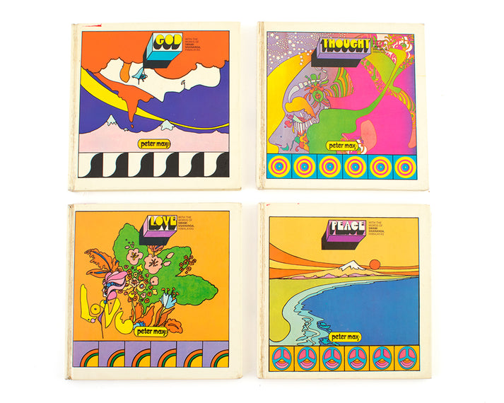 1970 Peter Max 1st Edition Illustrated Art Books (set of 4) – Birthday ...