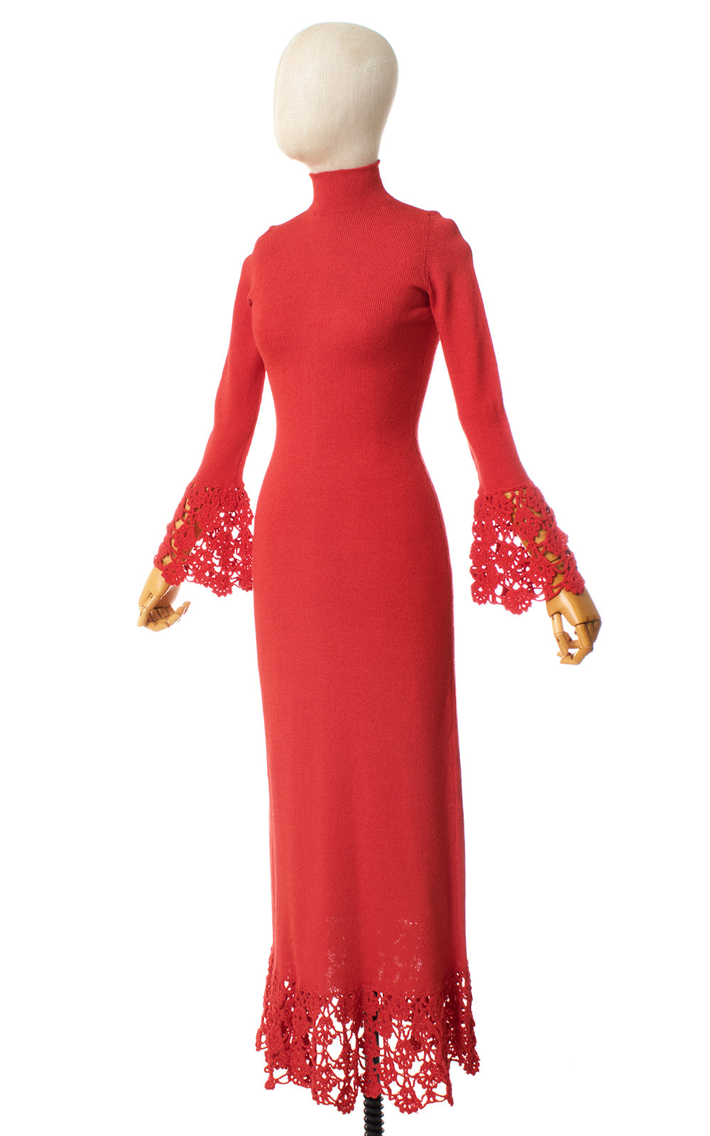 1960s 1970s Mady Gerrard Knit Maxi Dress | x-small/small – Birthday ...