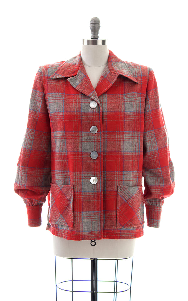 1950s Pendleton 49er Plaid Wool Jacket | large/x-large – Birthday Life ...
