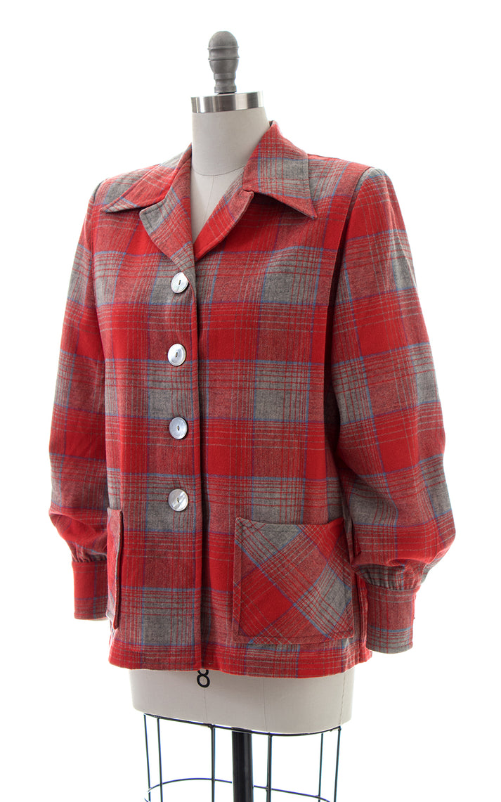 1950s Pendleton 49er Plaid Wool Jacket | large/x-large – Birthday Life ...